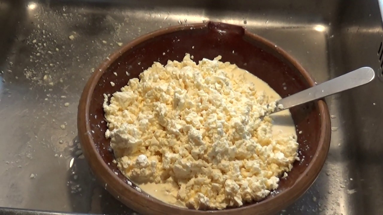 Cottage cheese - a simple way to make it - YouTube