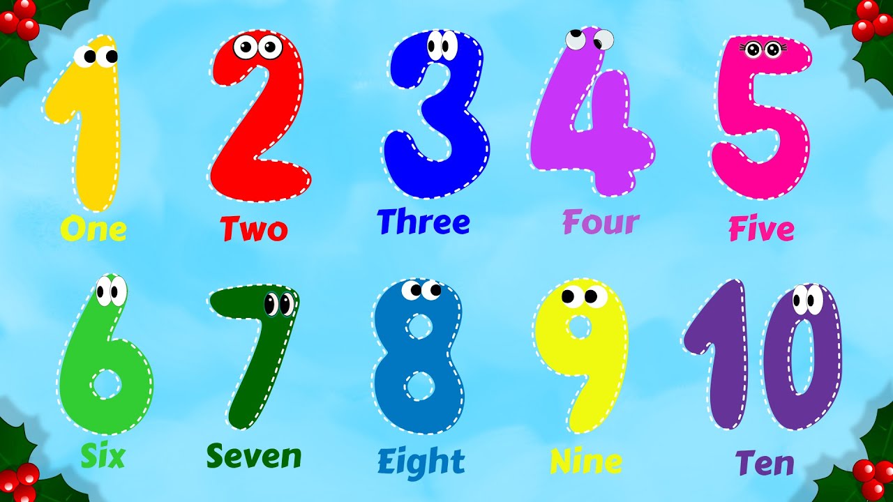 Learn 1 to 10 Numbers & Name | 123 Number Names | 1234 Counting for Kids | Cartoon Video - YouTube