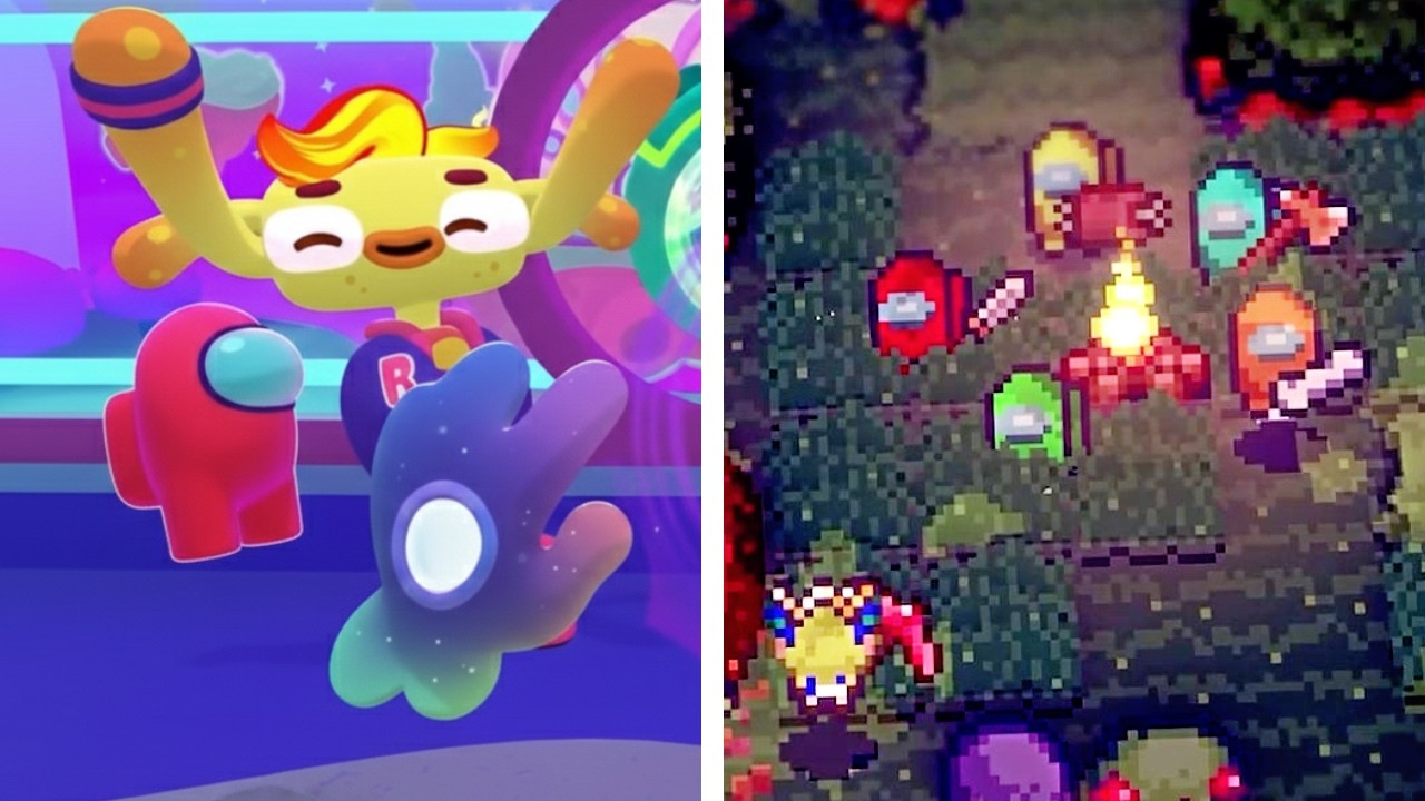 AMONG US | Colaboraciones con otros videojuegos. - YouTube