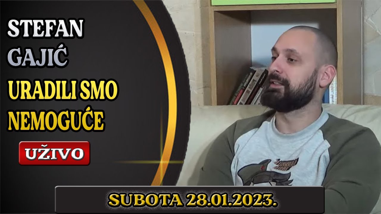 LIVE STEFAN GAJIĆ alias Nebojša Prilepak - Vanja Elez Podcast 004 ...