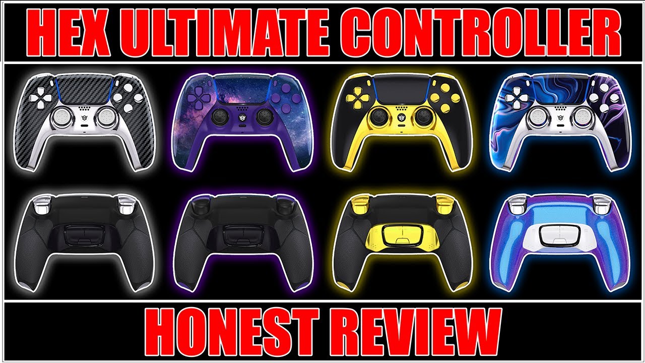 HexGaming Ultimate Hex Controller (Pro-style PS5 Controller With Four ...