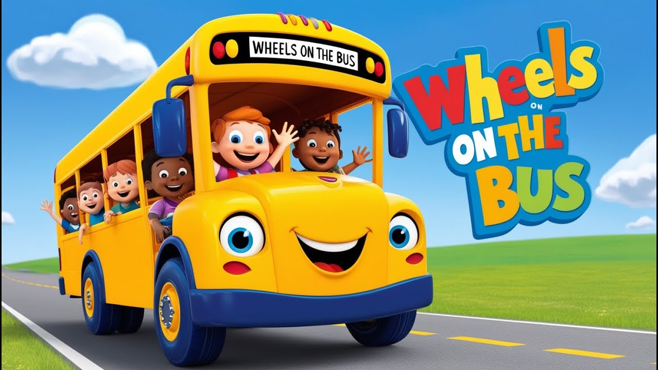 Wheels on the Bus | Popular Nursery Rhyme & Lyrics for Kids ...