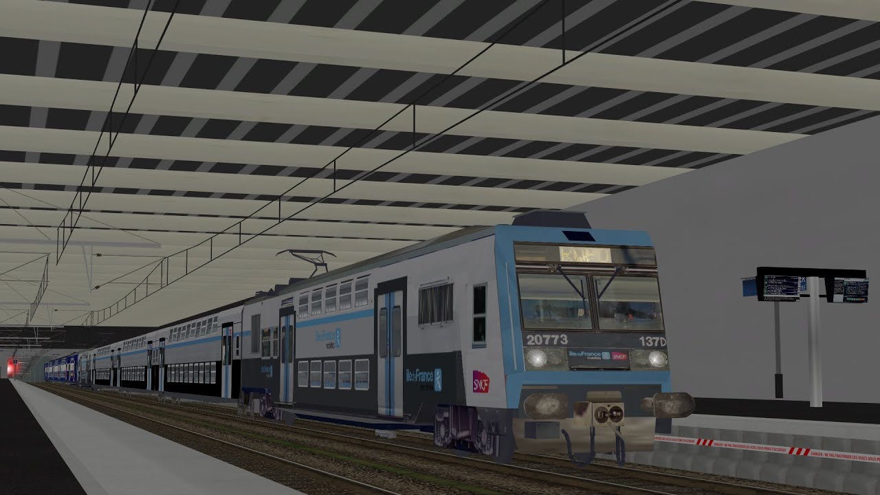 [Open Rails] Z 20500 UM - Créteil Pompadour - YouTube