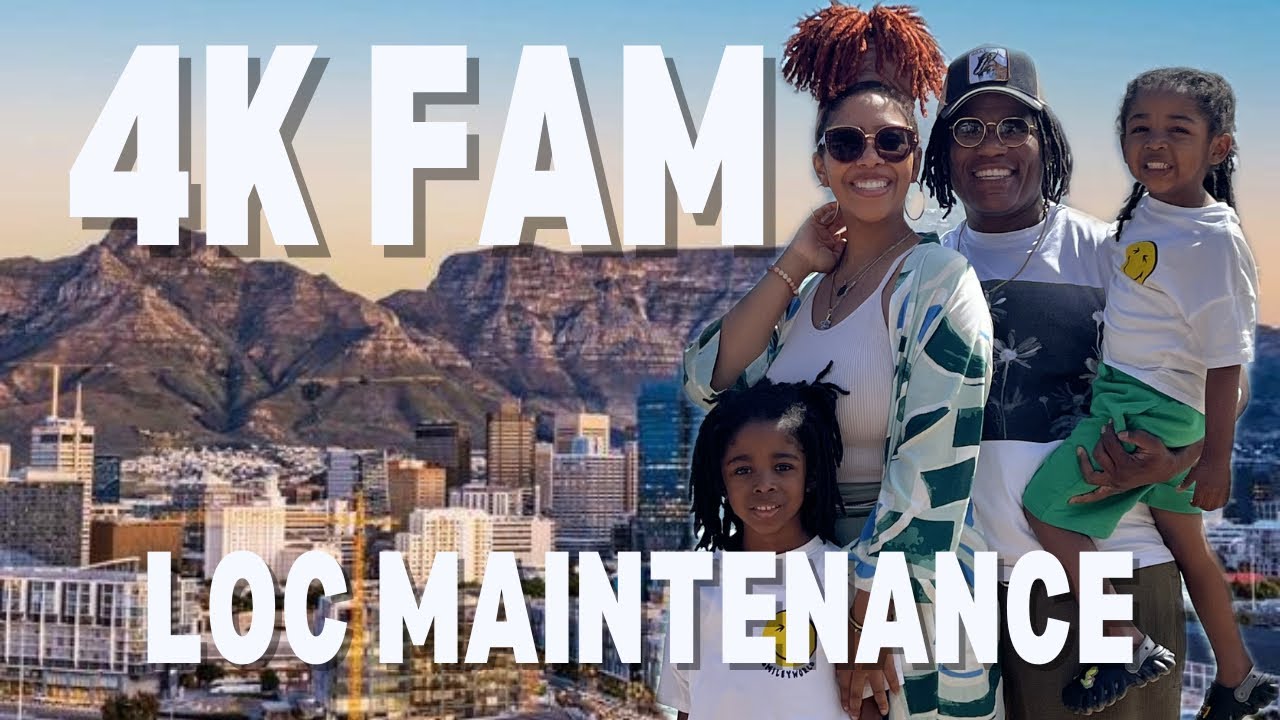 First Time Getting Our LOCS Done in Africa! | 4K Family Loc maintenance ...