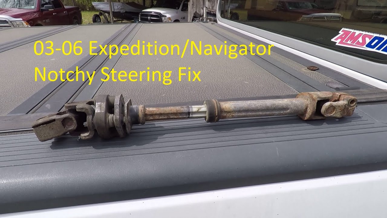 03-06 Expedition Navigator Notchy Steering Diagnose and Repair - YouTube