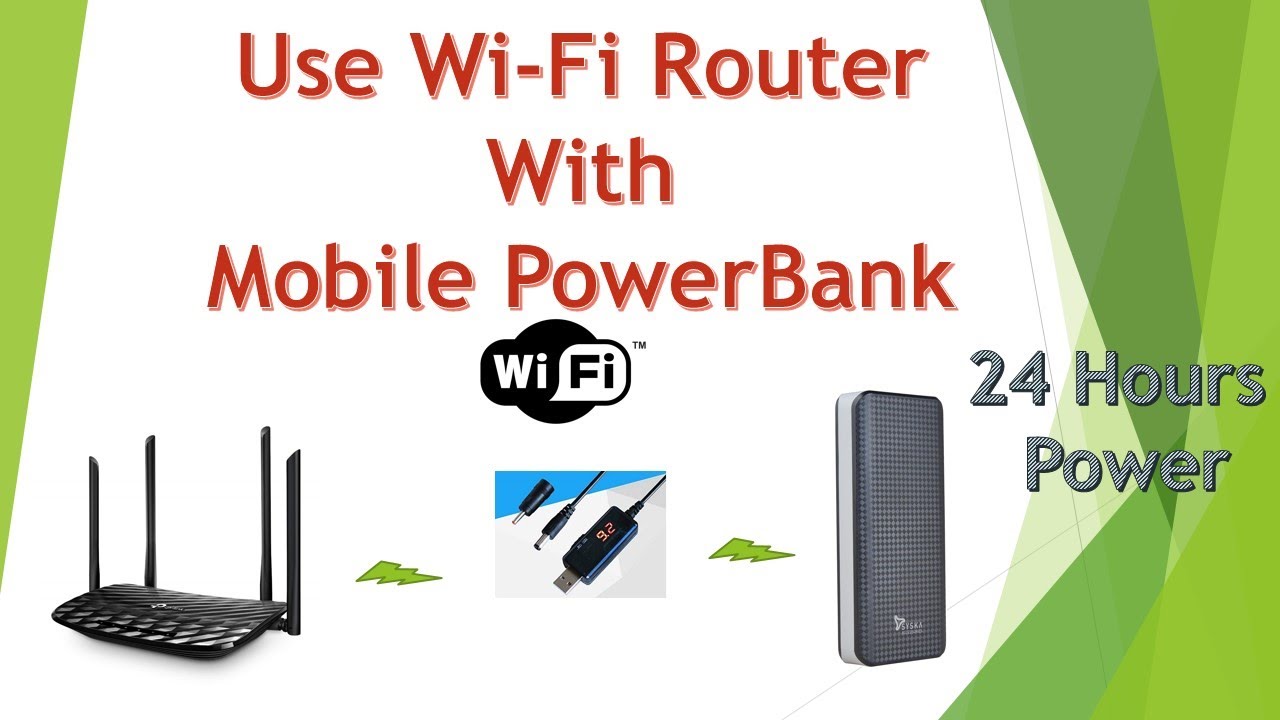 Using a Wi-Fi Router from a Mobile Power Bank | Best Technique | Full ...