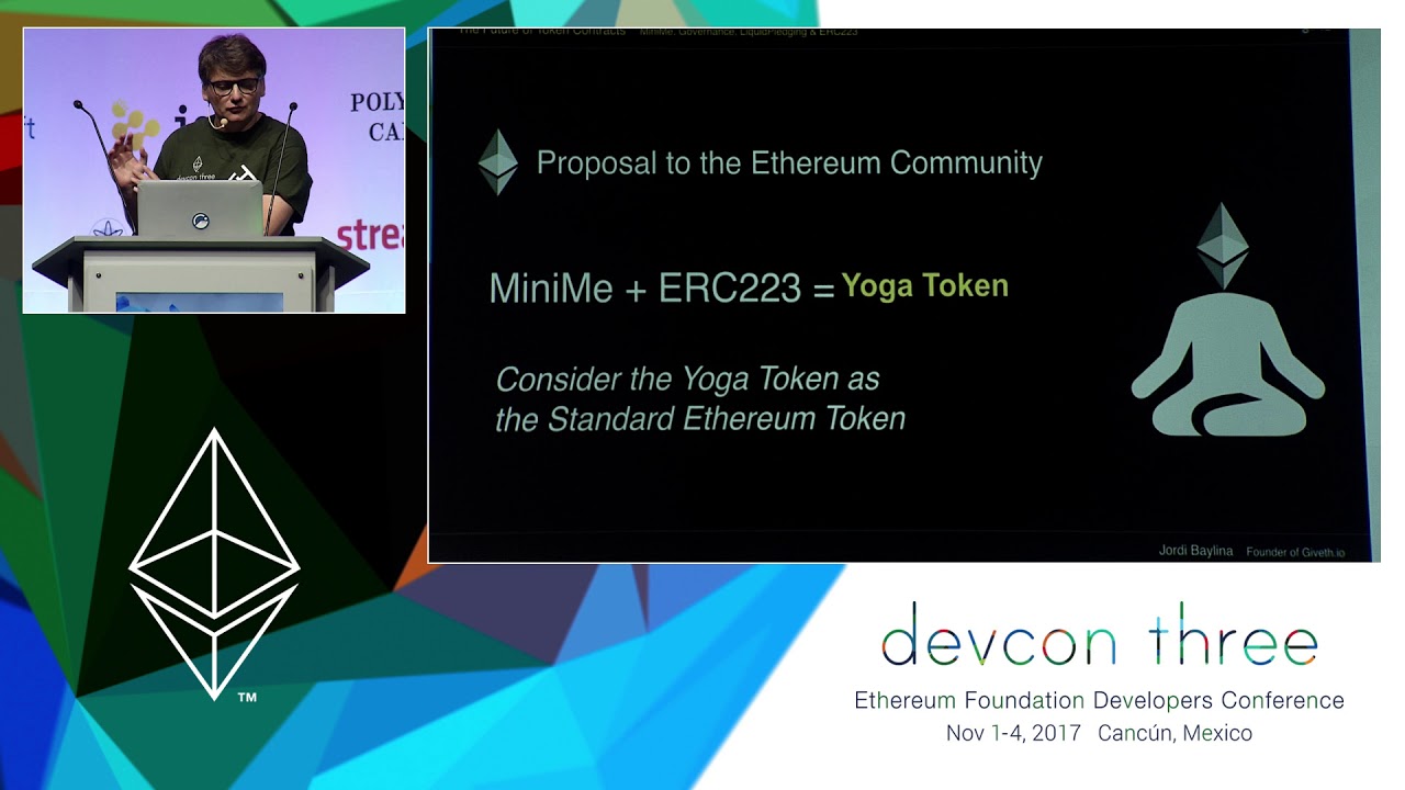 The Future of Token Contracts: MiniMe, Governance, LiquidPledging & ERC223 - YouTube