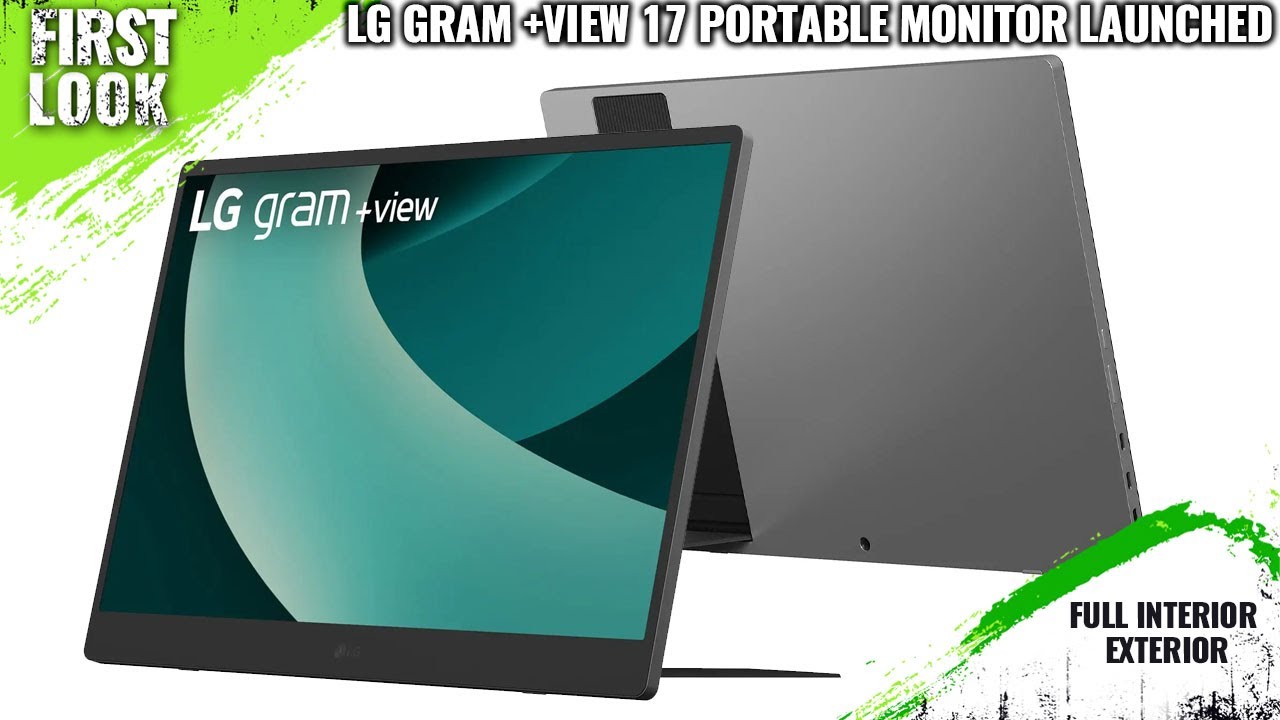 LG Gram +View 17 QHD+ IPS Portable Monitor Launched - Explained All ...