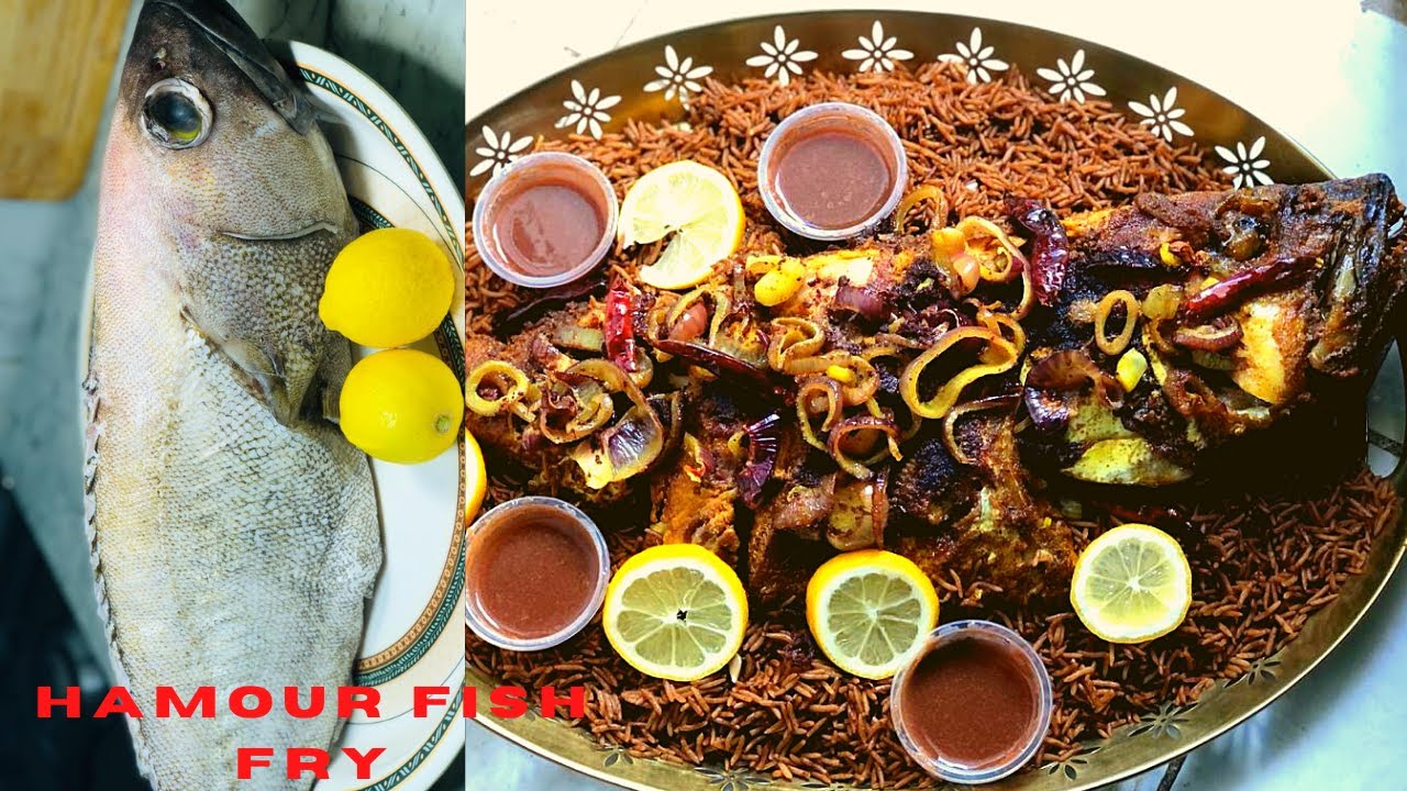 Spicy Masala Hamour Fried Fish | Middle Eastern Fried Sea Fish Recipe ...