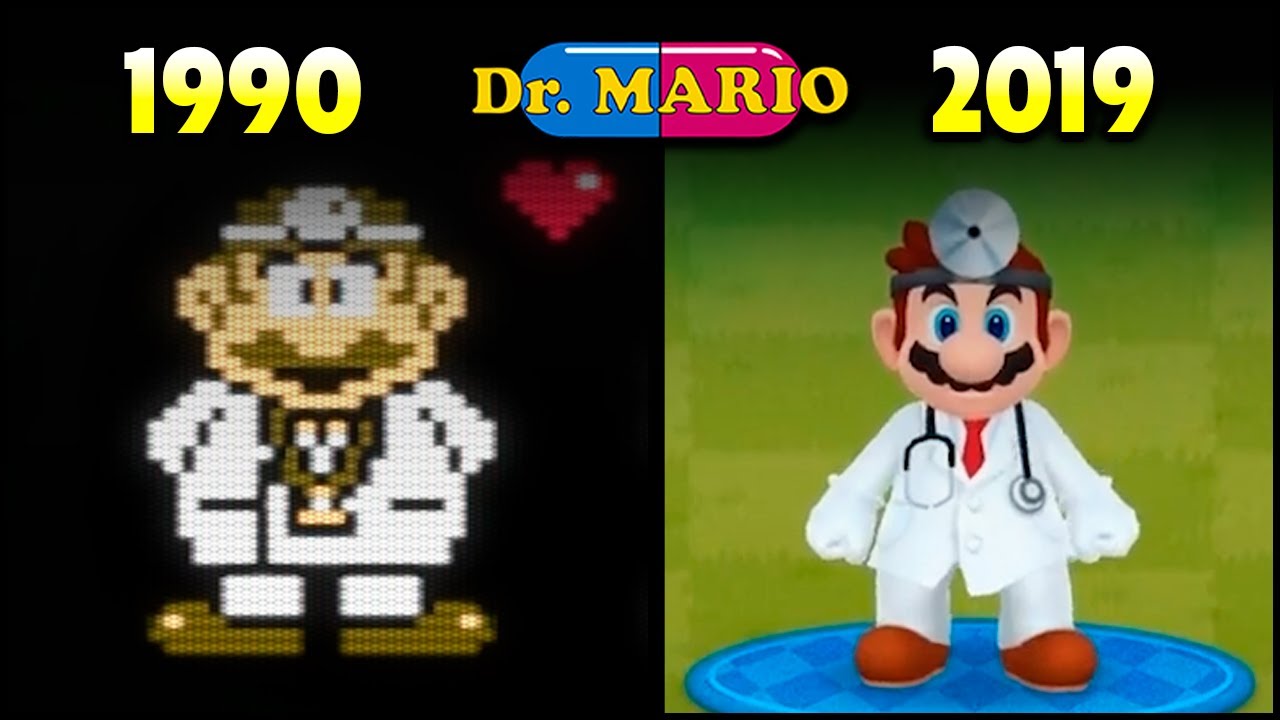 Evolution of Dr. Mario Games (1990 - 2019) - 13 Games - YouTube
