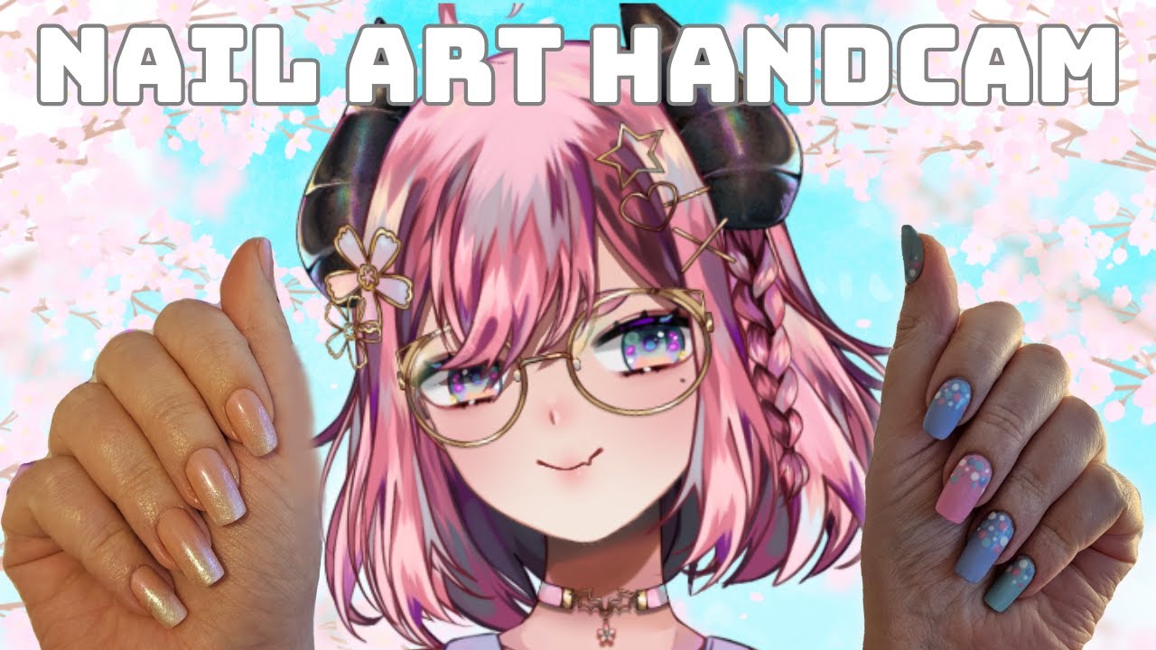 VTuber does Nail Art ♡ 『Summertivity』 - YouTube
