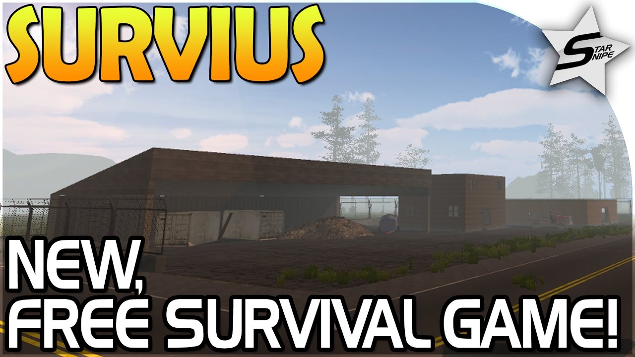 SURVIUS - NEW and FREE Survival Game! - Survius Gameplay Part 1 - YouTube