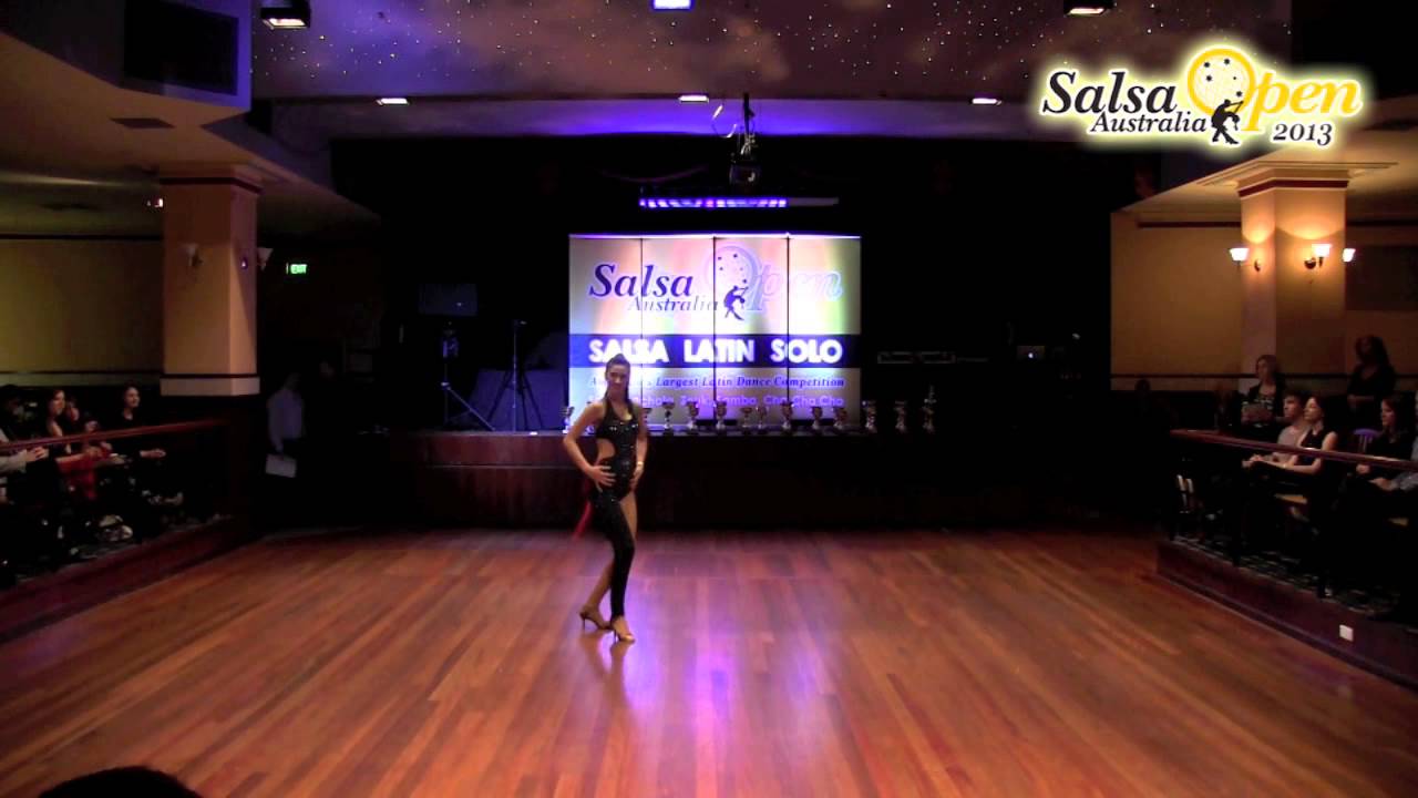 Stephanie Rigopoulos Latin Amateur Soloist | Australian Salsa Open 2013 ...