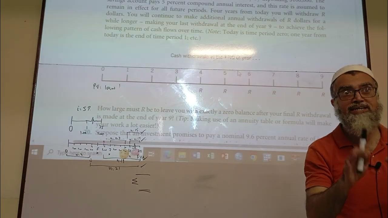 Problem Walkthrough Time Value of Money Ch 3; Valuation of Long-Term ...