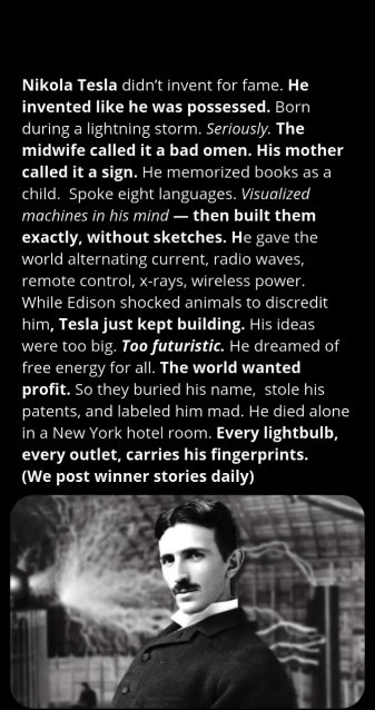 Nikola Tesla Man from future #shorts - YouTube
