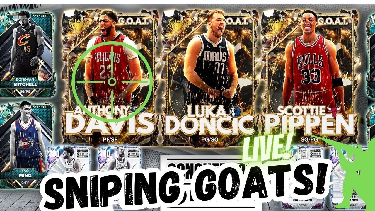 LIVE! - Sniping GOAT Cards in 2k25 MyTeam! *Conquerors!* - YouTube