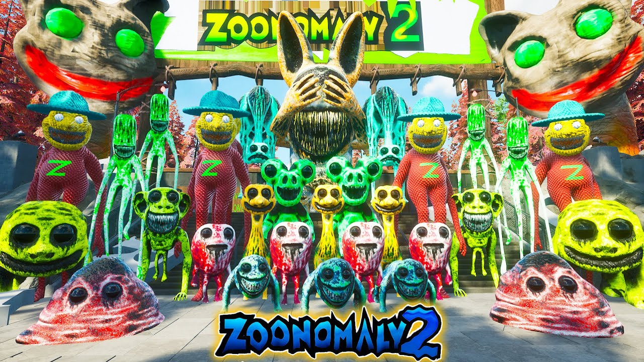 Zoonomaly 2 vs ZOOCHOSIS - ALL JUMPSCARES vs MOBILE vs MINECRAFT vs ...