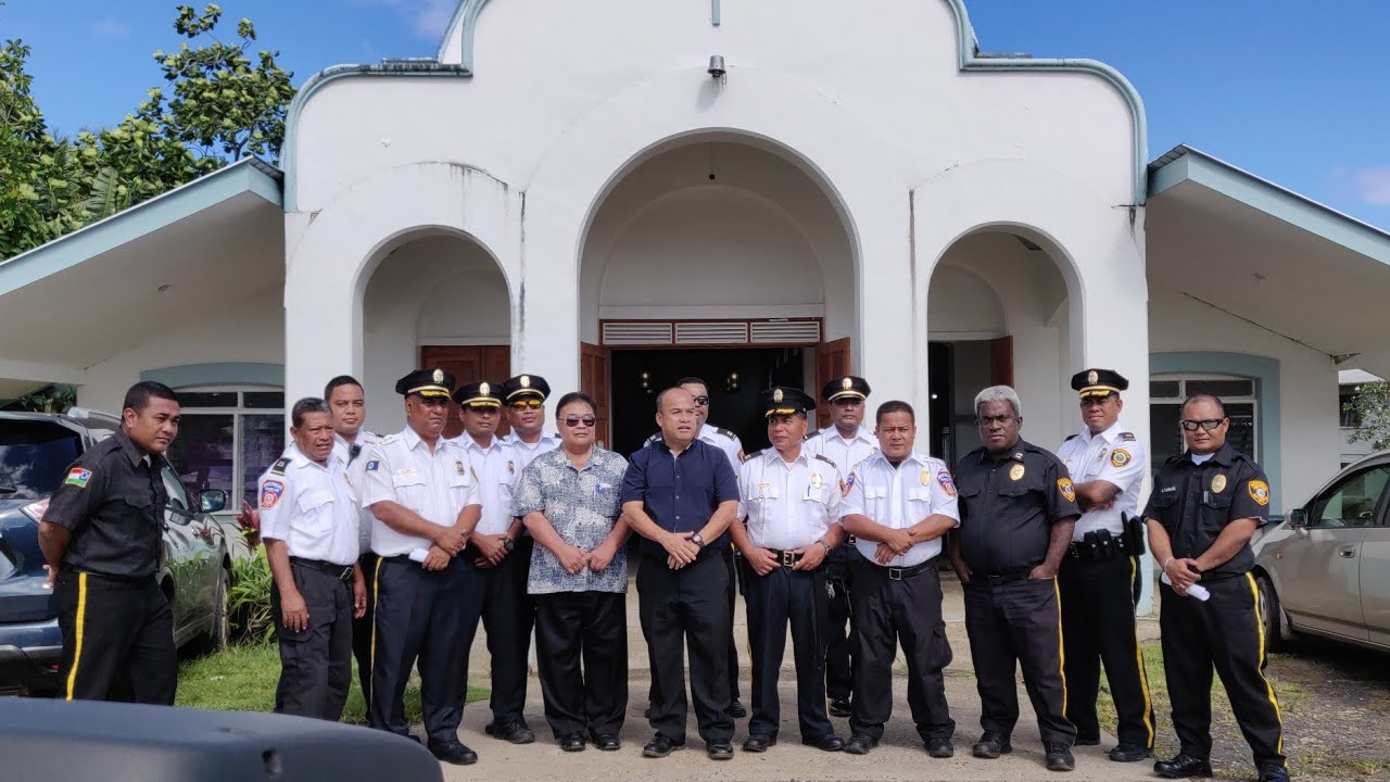 Pohnpei State Police- Public Safety Week Mass - YouTube