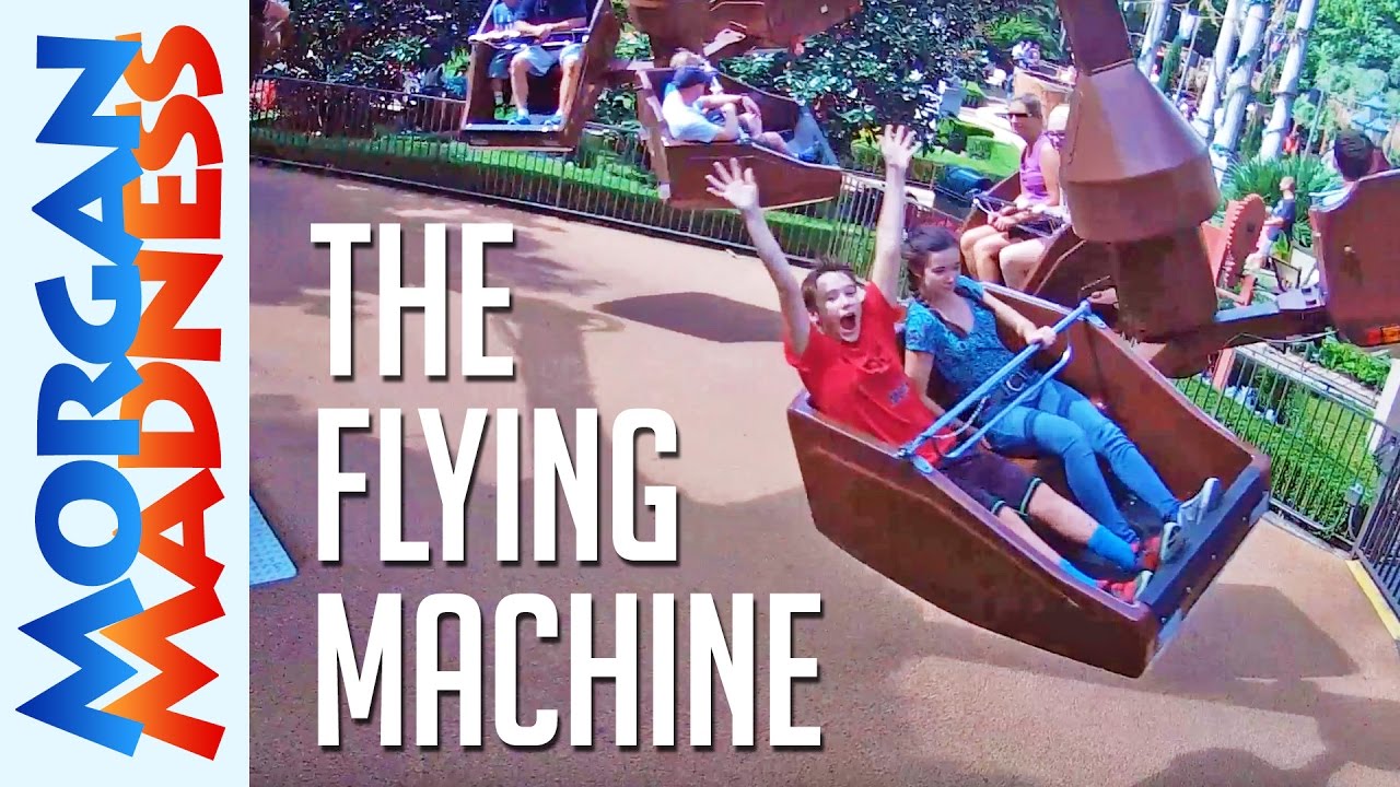 The Flying Machine at Busch Gardens | Morgan Madness - YouTube