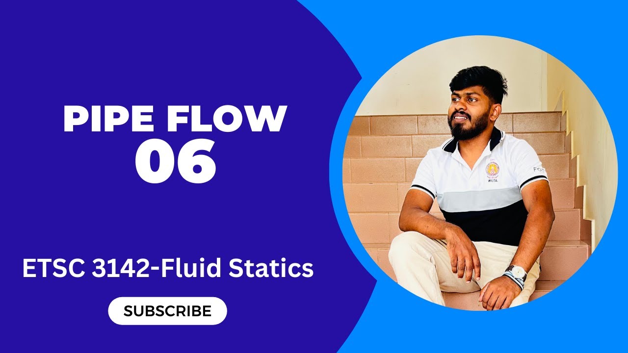 Part 6 - Fluid Dynamics (Pipe Flow) - YouTube