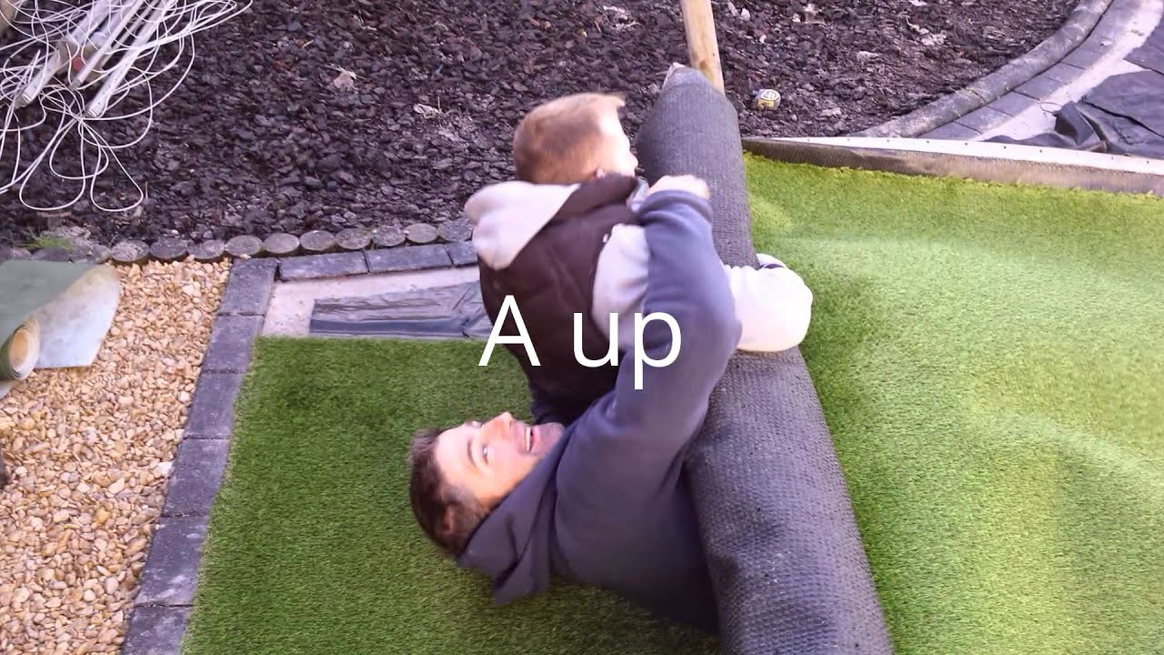 How To Install Artificial Grass Using Namgrass Eclipse - YouTube