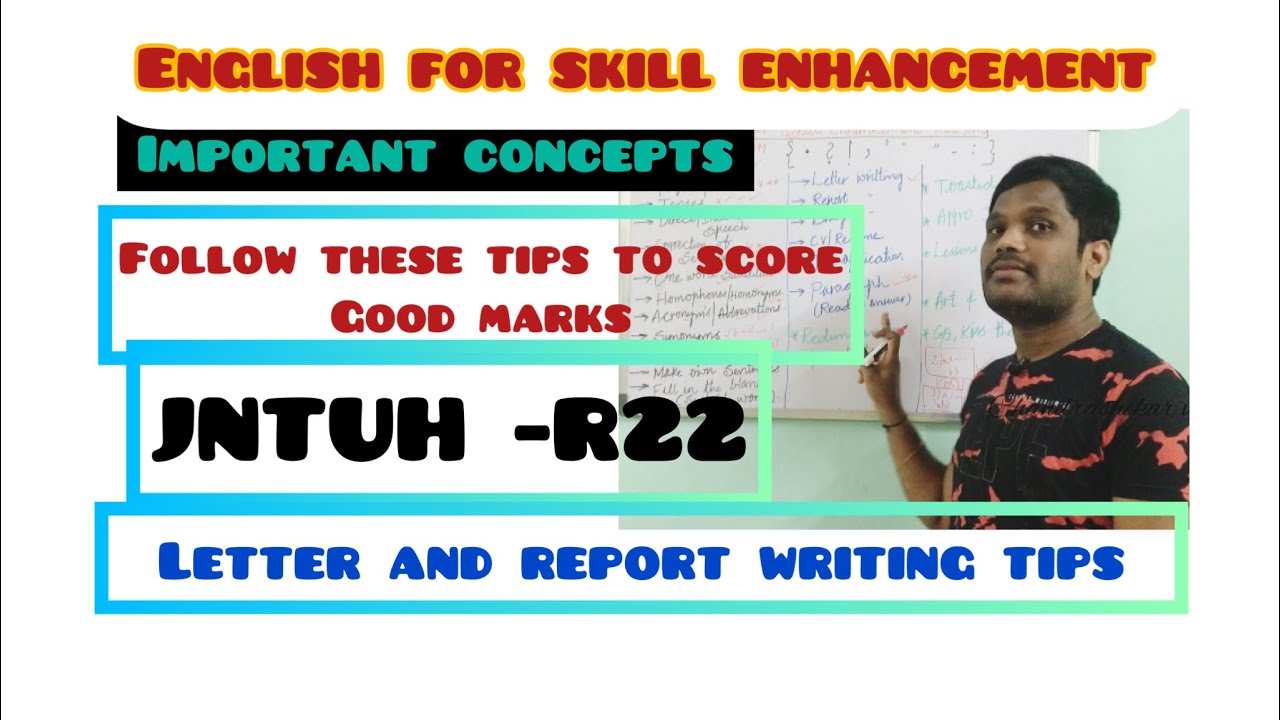 ENGLISH FOR SKILL ENHANCEMENT-IMPORTANT CONCEPTS AND QUESTIONS JNTUH ...