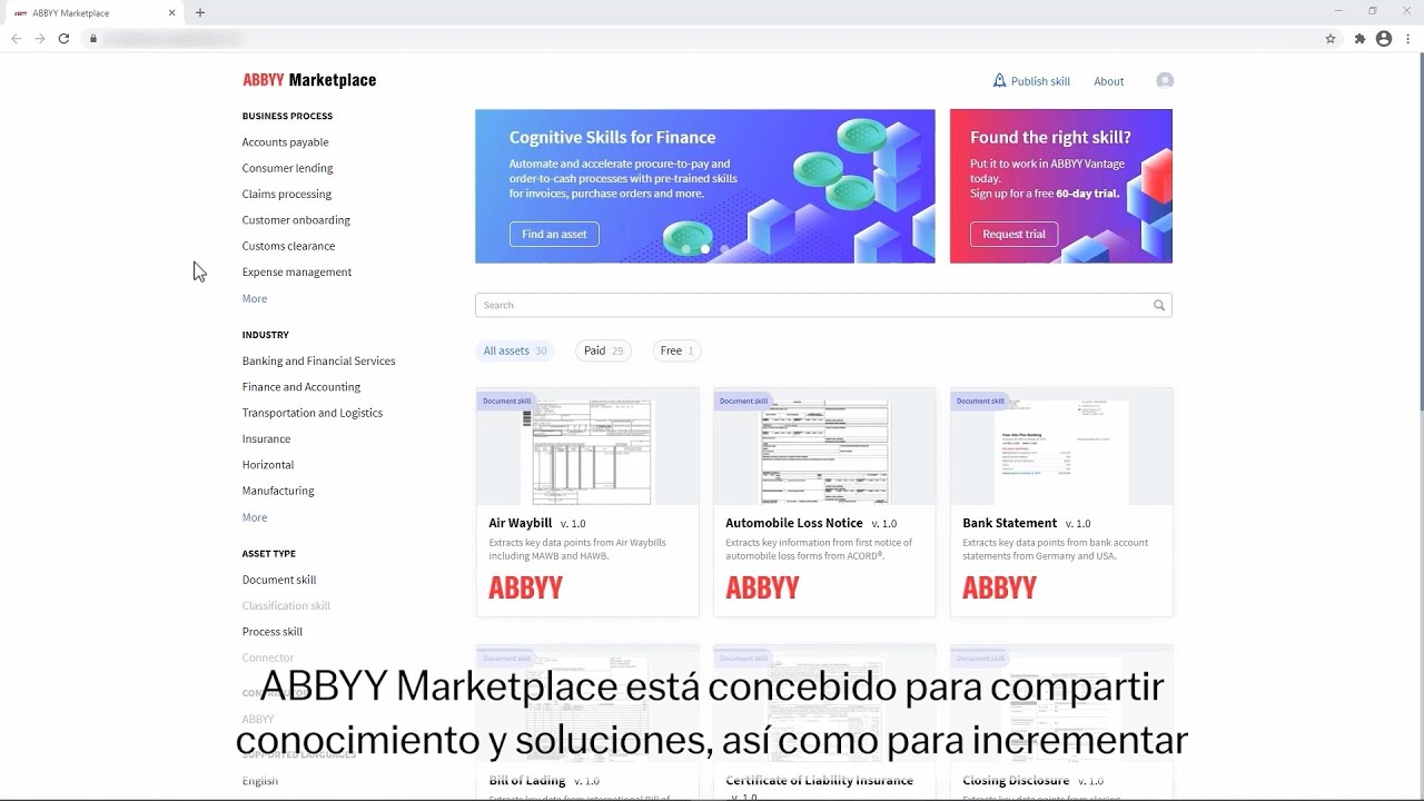 Cómo usar ABBYY Marketplace - Videotutorial - YouTube