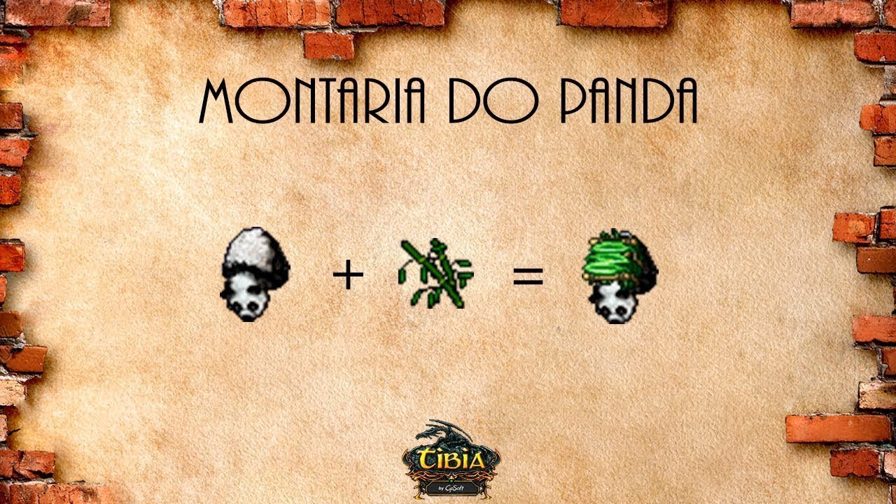 TIBIA - COMO PEGAR MONTARIA DO PANDA !! - YouTube
