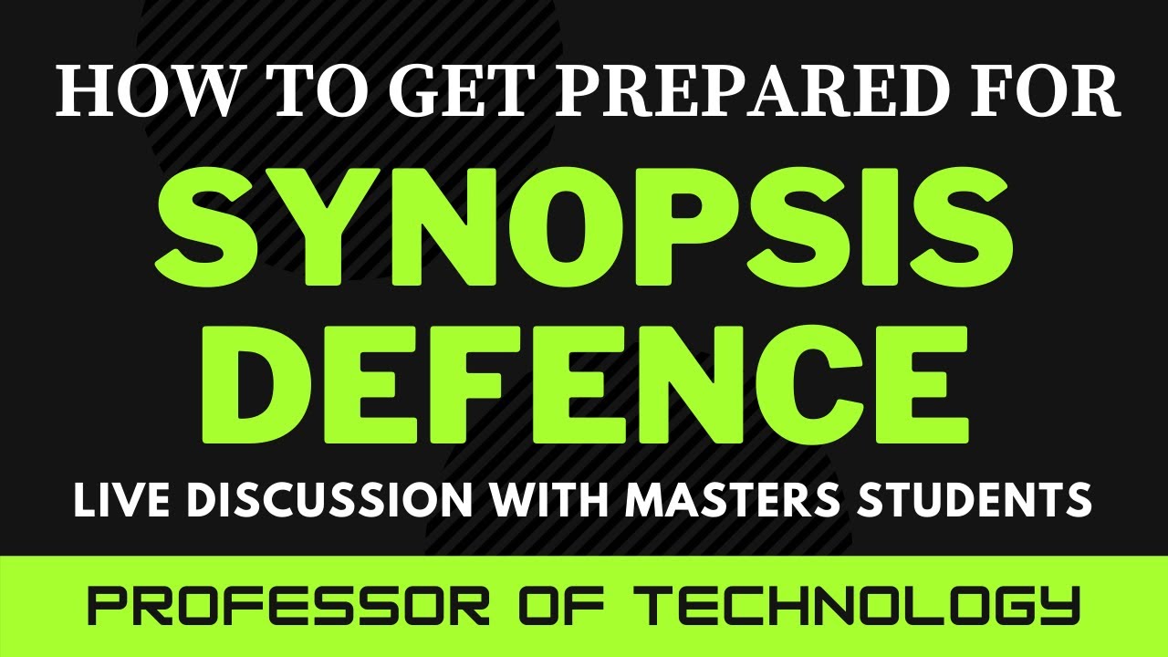 Questions Commonly Asked During Synopsis Defense and How You Should ...