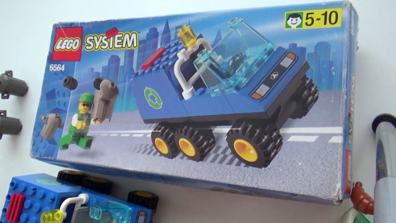 LEGO SYSTEM CITY/TOWN 6564 GARBAGE TRUCK [SMETIARSKE AUTO] from 1997 ...