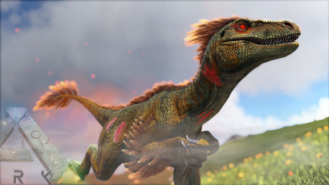 FIGHTING OUR FIRST MEGA RAPTOR !! | DOX | ARK SURVIVAL EVOLVED EP32 ...