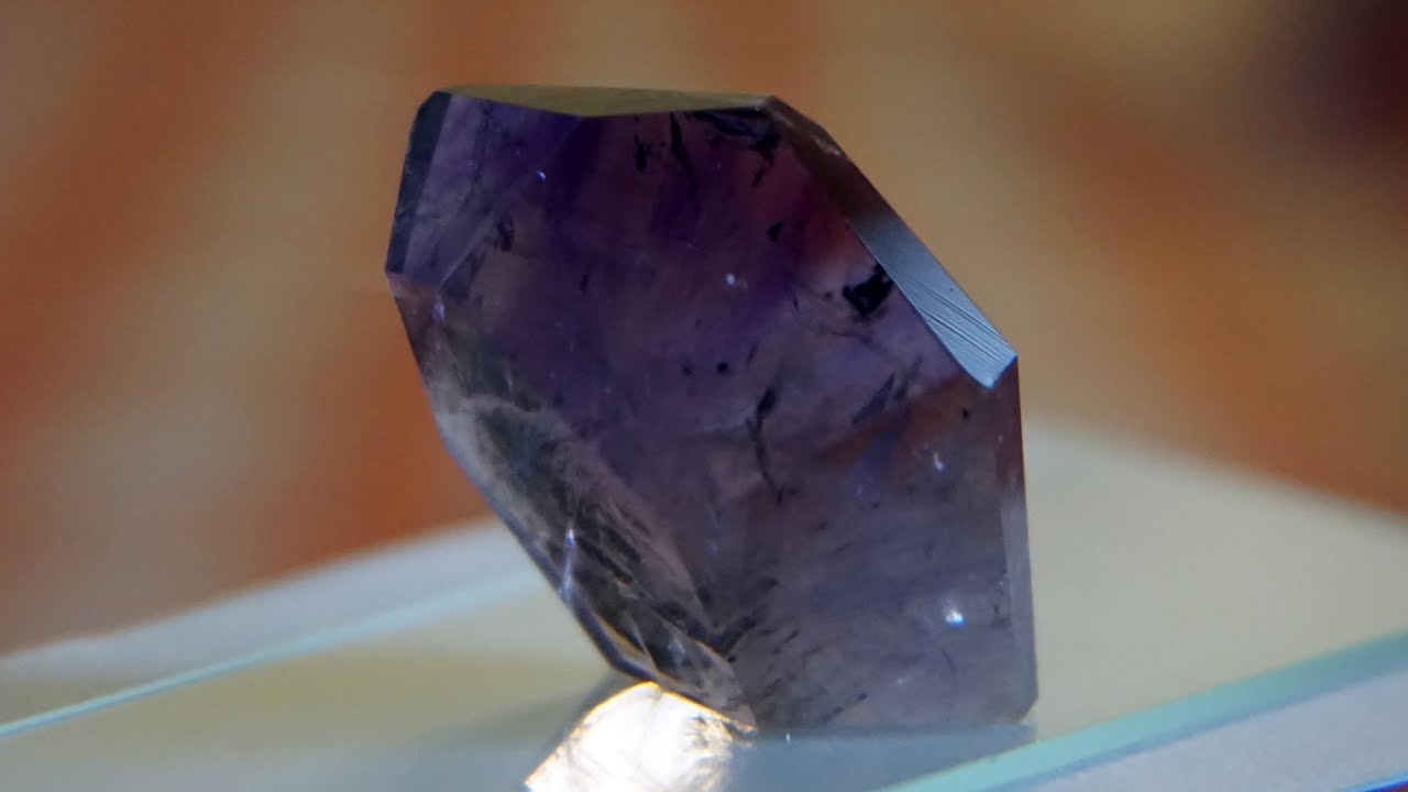 Amethyst lapidary projects - YouTube