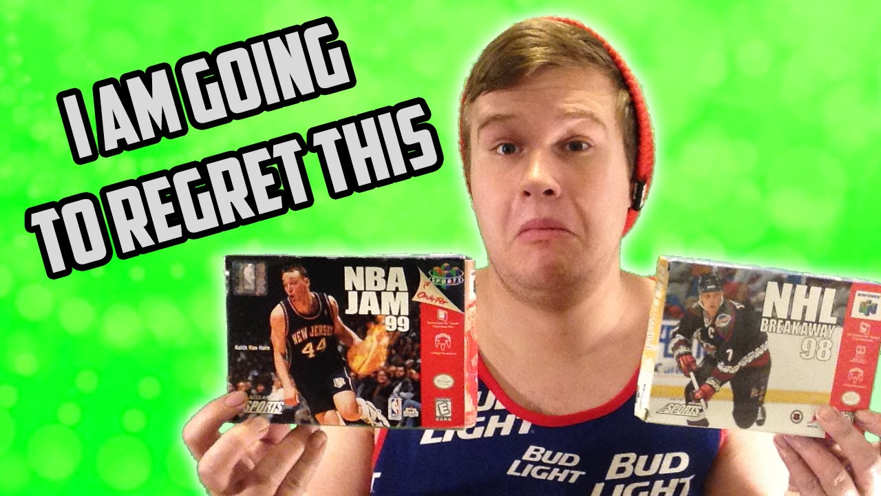 I'M GOING TO REGRET THIS | NBA Jam 99 and NHL Breakaway 98 Unboxing ...