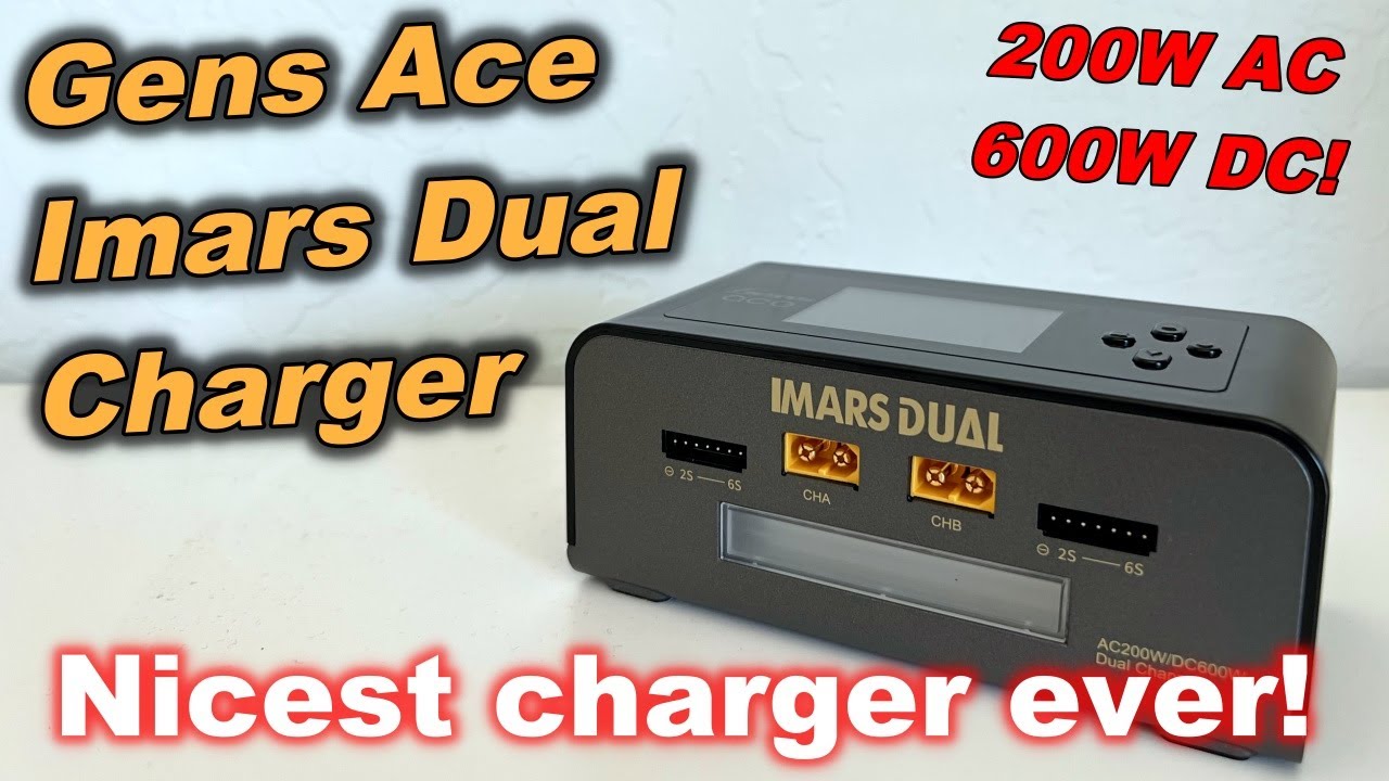 Gens Ace Imars Dual Charger / Dual channel / Best quality RC LiPo ...