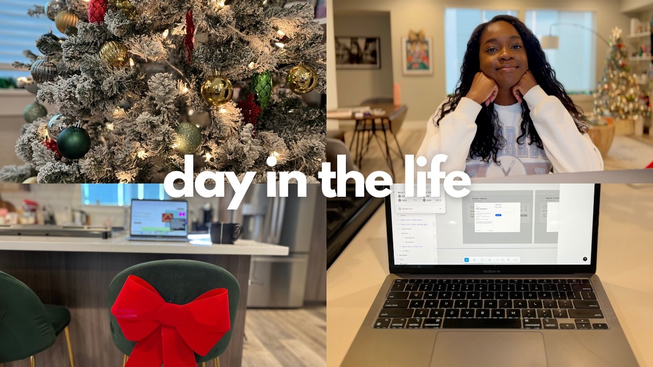 A Productive Day in My Life: Wrapping Up Work for the Year - YouTube