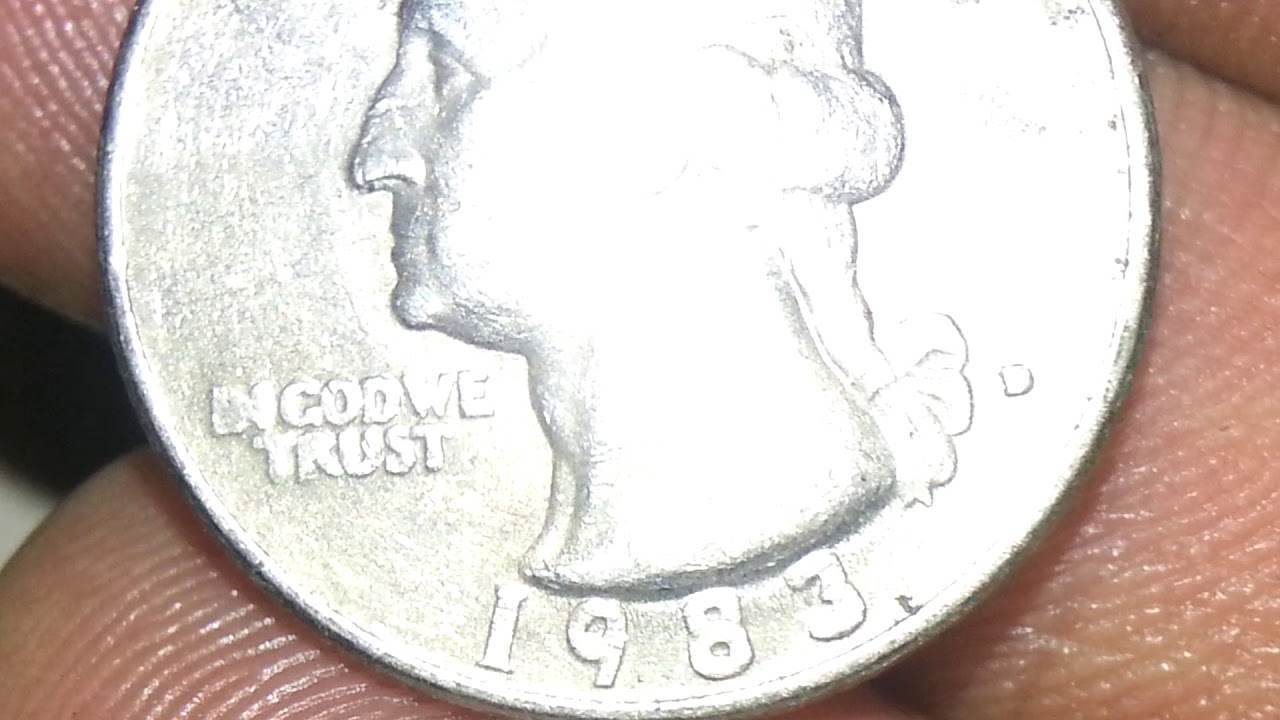 1983 D WASHINGTON QUARTER NICE YEAR MINT ERROR OBVERSE - YouTube