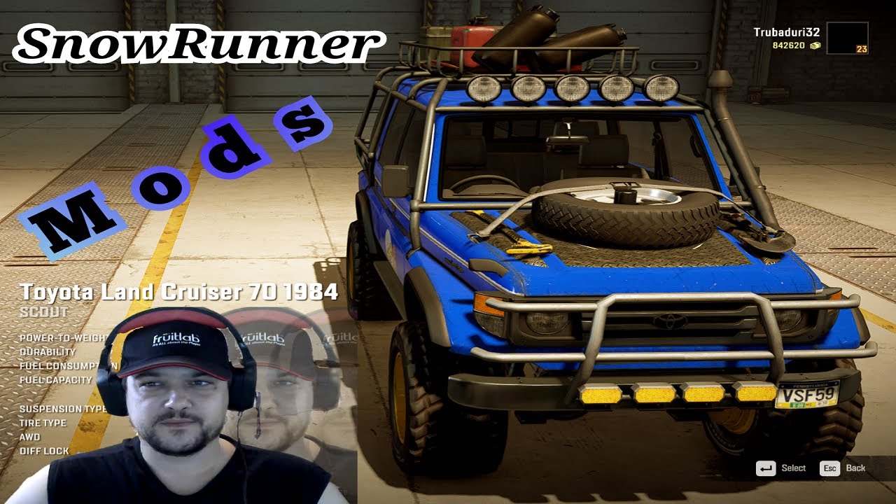 SnowRunner Mods Toyota Land Cruiser 70 - YouTube