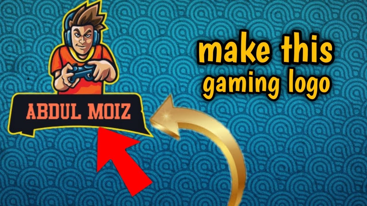 How to make gaming logo | Abdul moiz Khokhar - YouTube