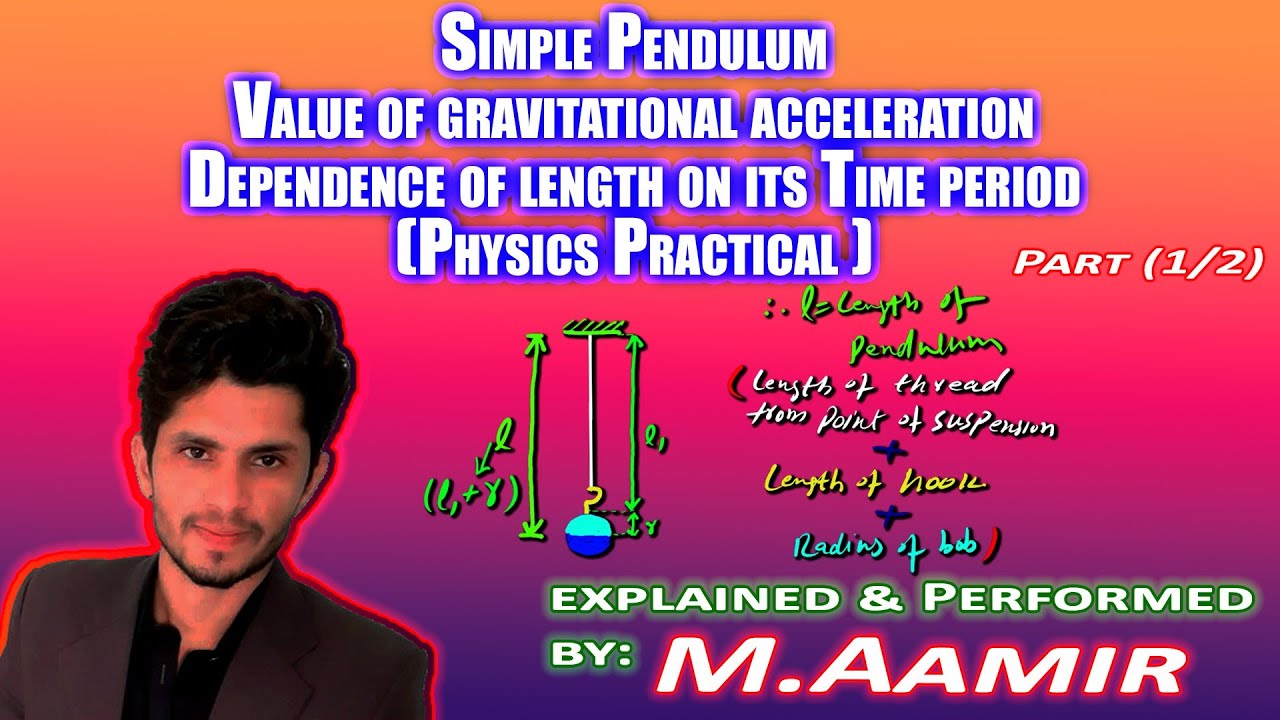 Simple Pendulum|Value of "g"|Dependence of Length of pendulum on its Time Period|Part(1/2)|# ...
