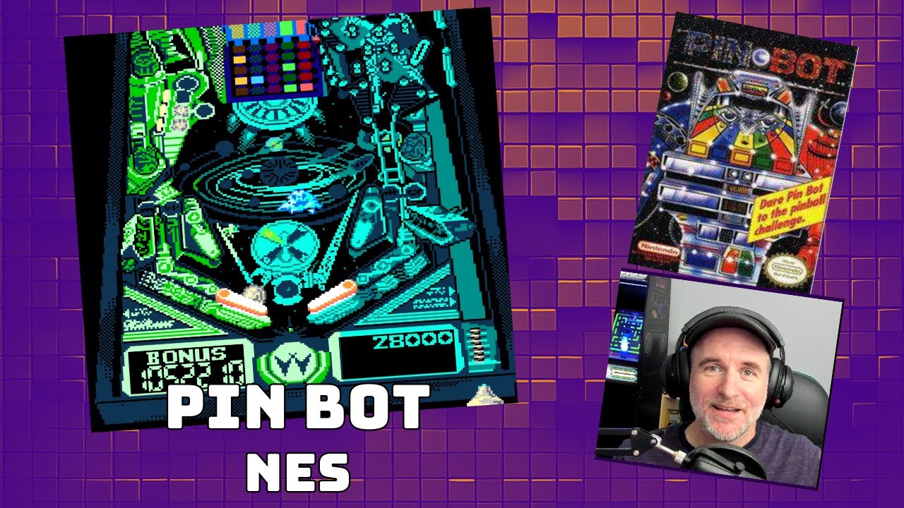 Pin Bot (NES) Playing Live & Remembering - YouTube