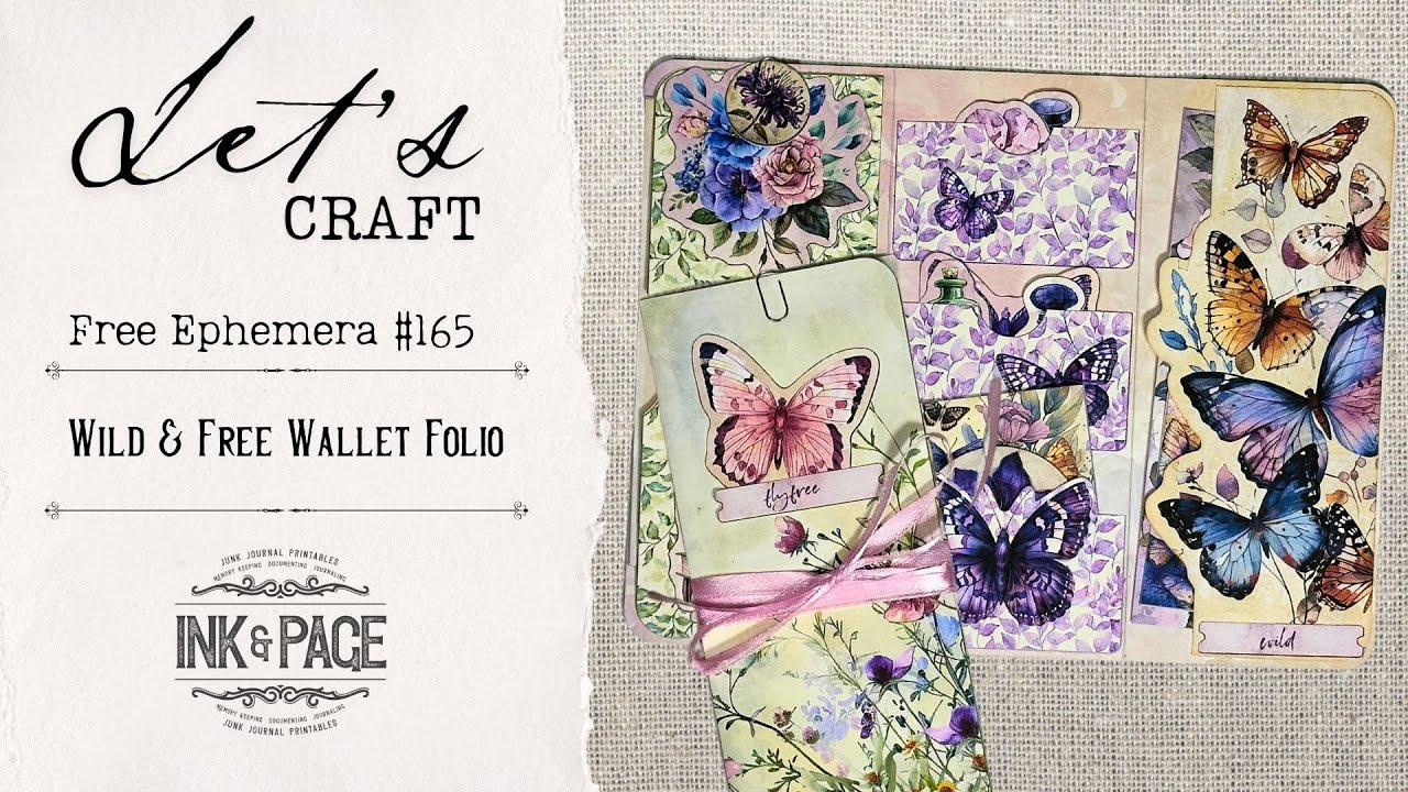 Wild & Free Folio Tutorial | Free Ephemera Week 165 | Ink & Page ...