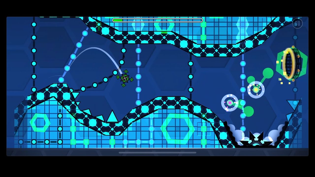 Geometry Dash: "Hexagon Moon" by JerkRat (Harder) - YouTube