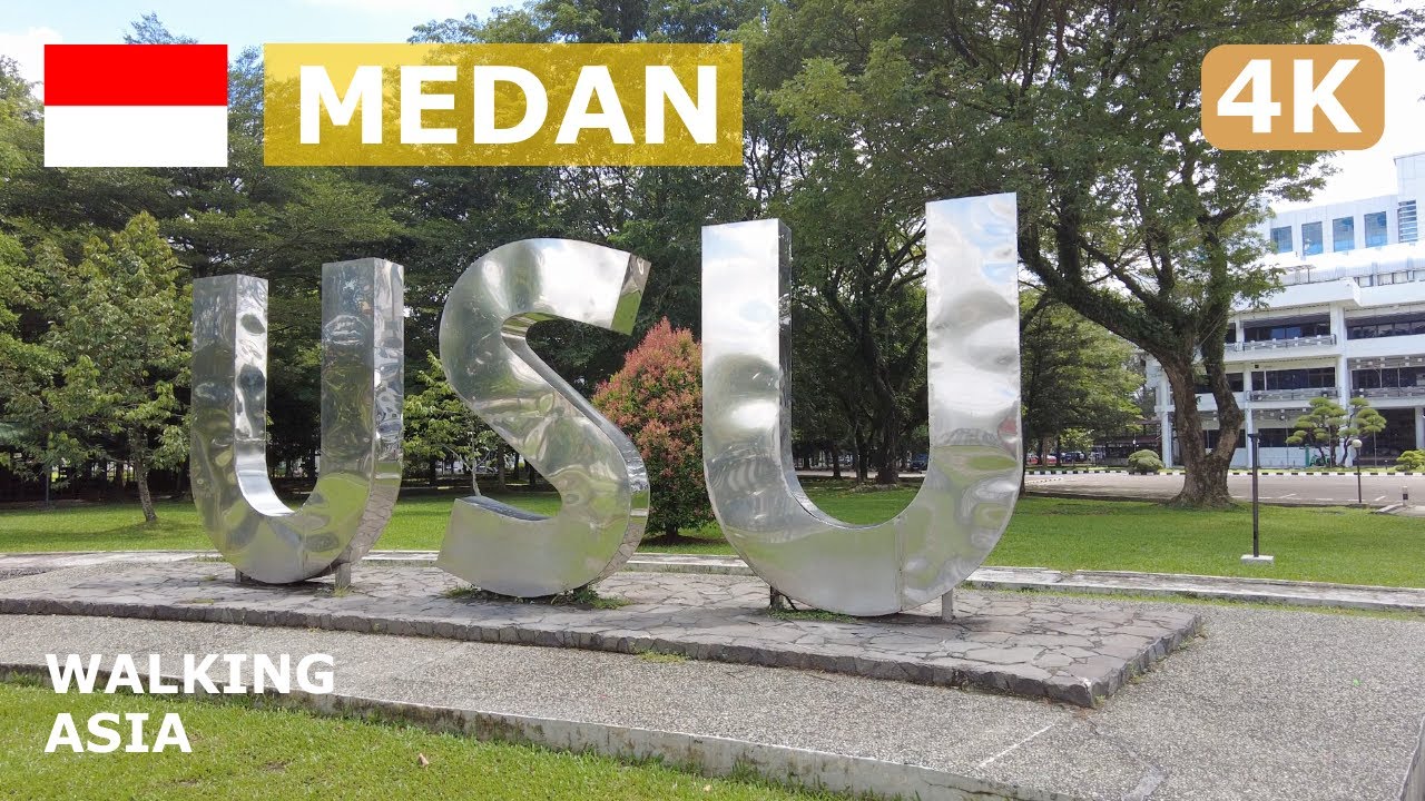 🇮🇩 Indonesia, Medan: University of North Sumatra, Market & Streets ...