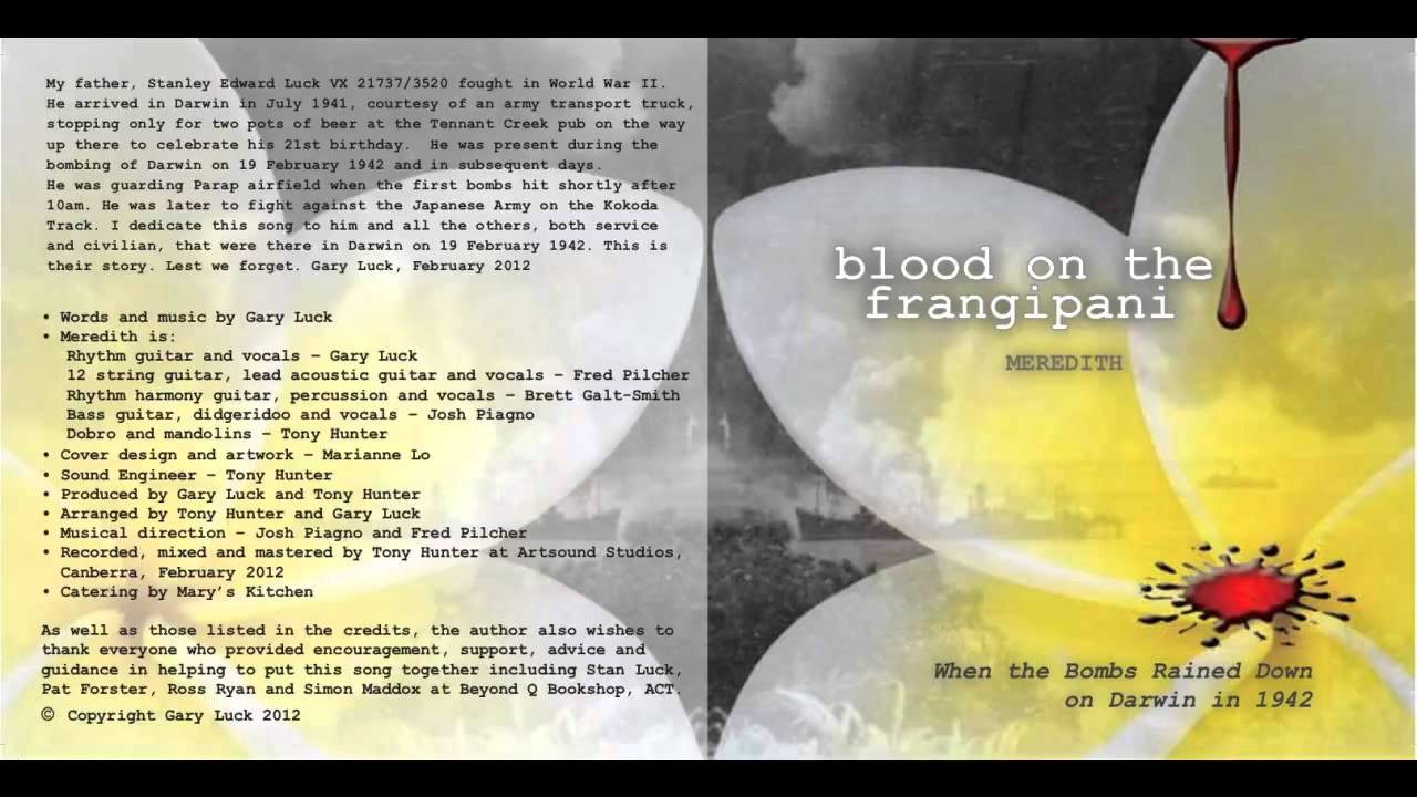 Blood on the Frangipani - YouTube