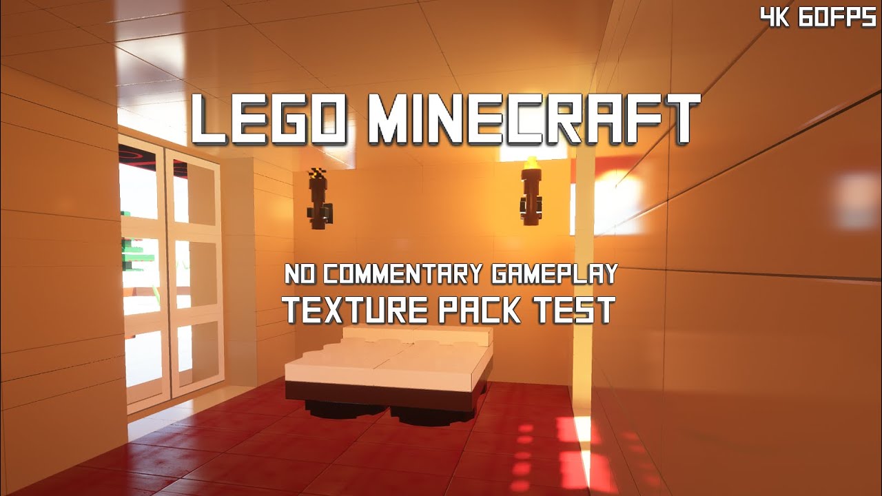 LEGO Minecraft - Texture pack test - YouTube