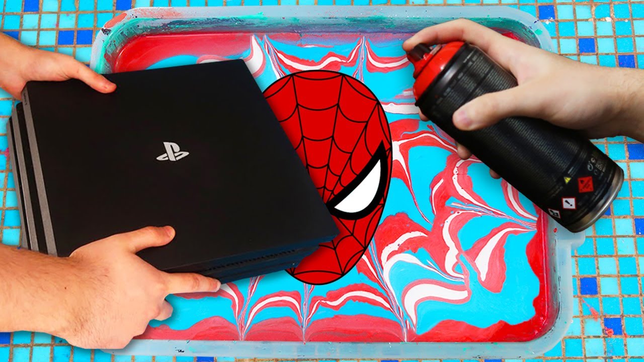 HYDRO Dipping PS4 PRO !! (Spiderman Custom) 🎨 - YouTube