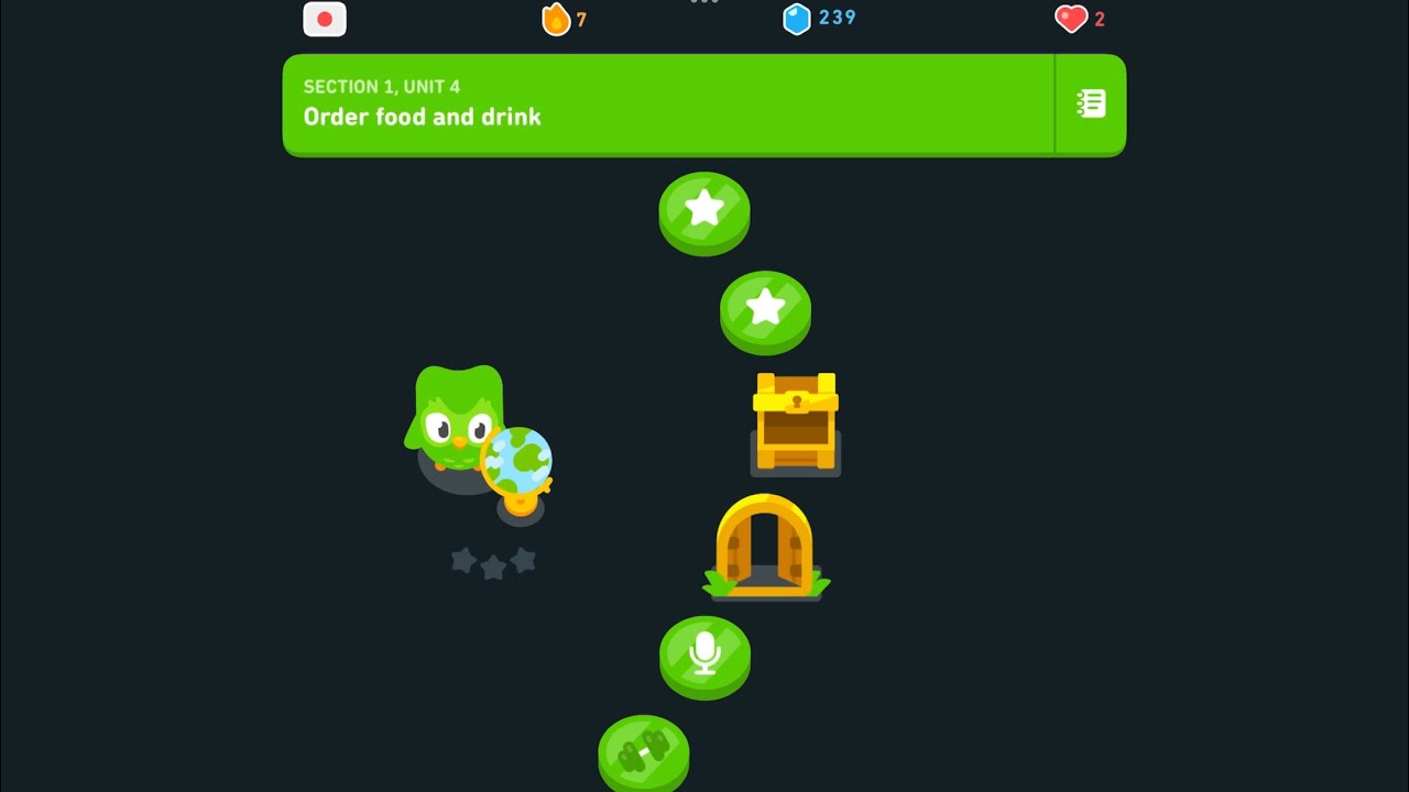 Duolingo - Japanese - Section 1, Unit 4 - My full game with mistakes ...