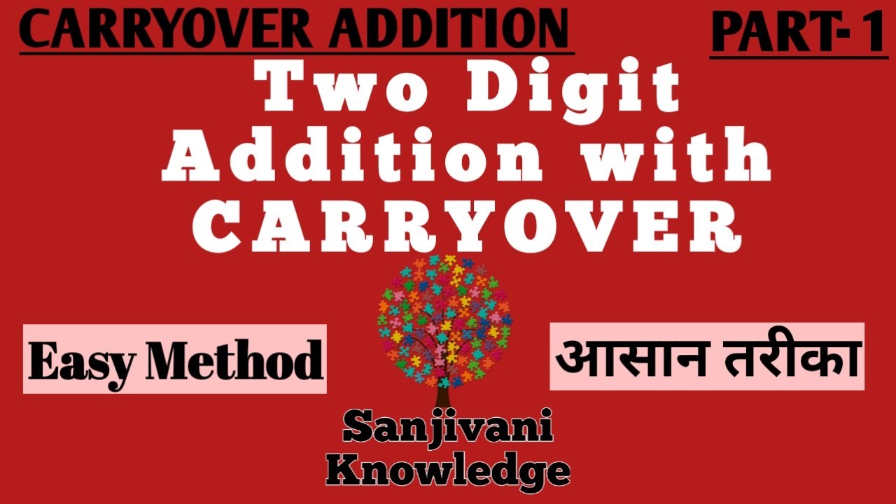 Addition with Carryover| Double Digit Addition| Addition of 2 digit ...