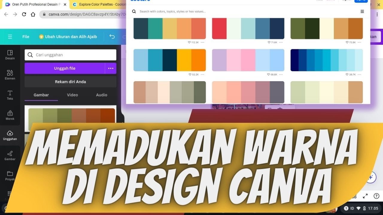 Cara Memadukan Warna di Canva - YouTube