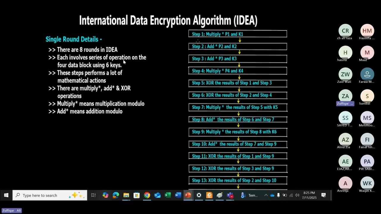 Lec 4: IDEA and AES Encryption Techniques - YouTube